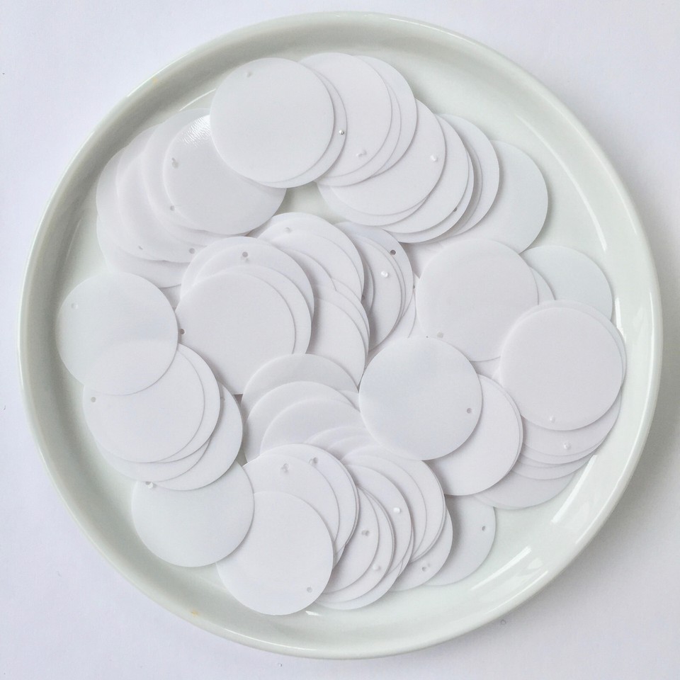 Large Sequins/Round Discs 100 x 24 mm- 18 colours. Festival/Costume ...