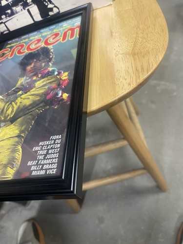 FRAMED CREEM PRINCE Magazine~July 1985~REO/David Lee Roth/IRON MAIDEN ...