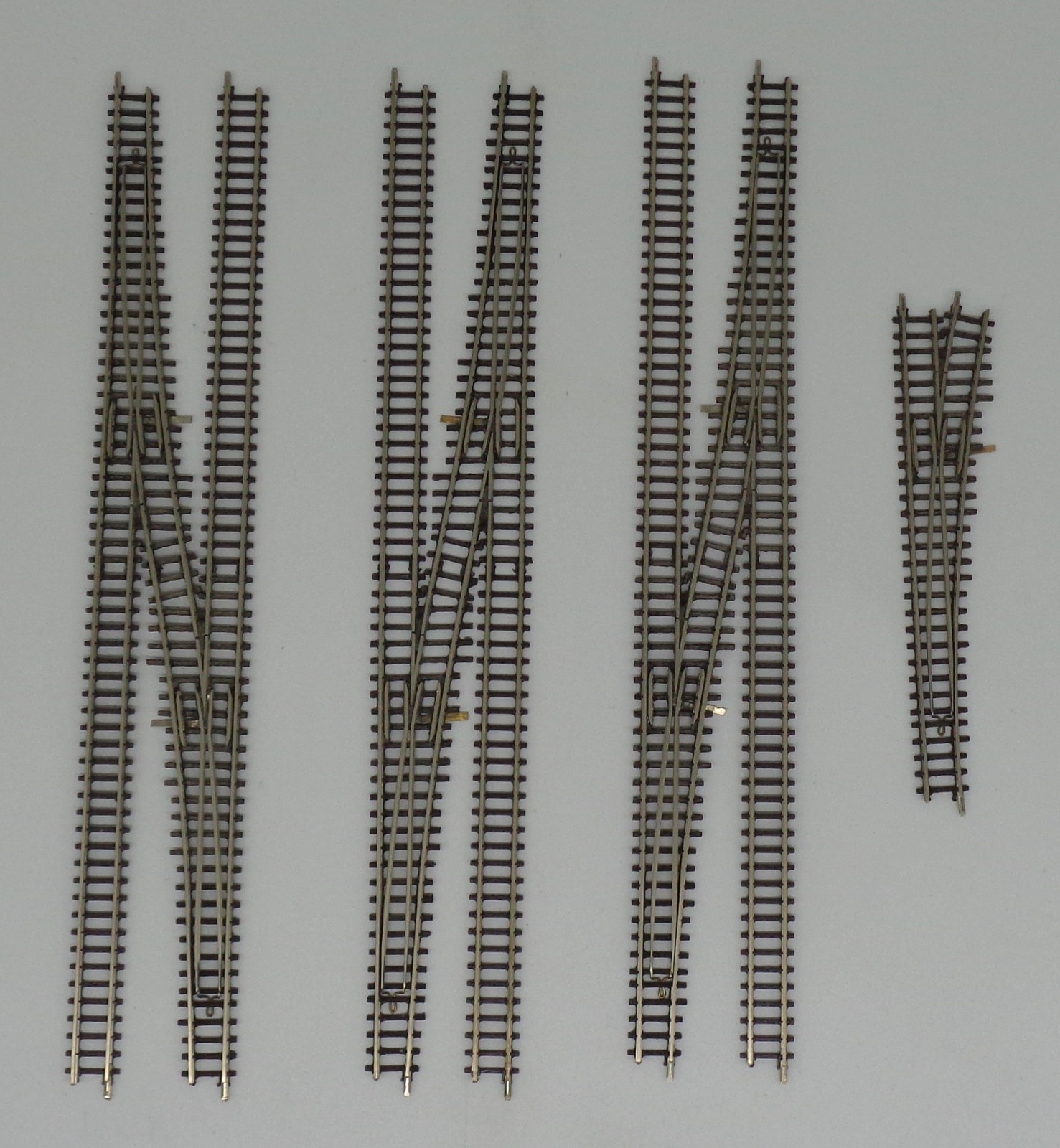 Z Scale Track Grouping Of Peter Wright Crossover Switches Plus One (1 ...
