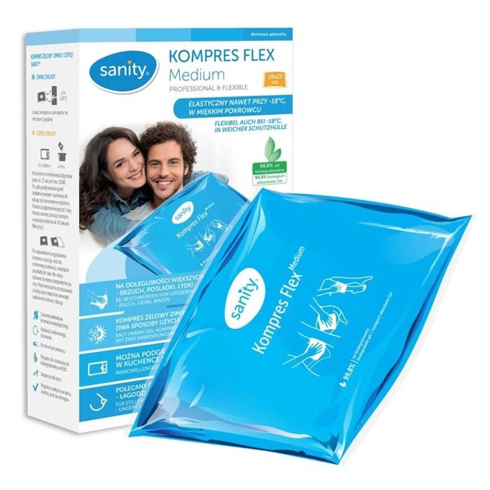 Sanity Flex Medium gel compress to cover swelling (19-22 cm) 1 pc | eBay UK