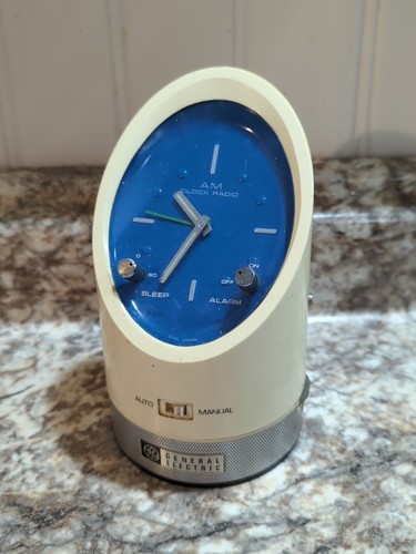 GE C2455 The Captain Radio Space Age MCM Transistor Radio Alarm Clock ...