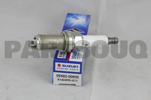 0948200605 Genuine Suzuki PLUG, SPARK (DENSO,K16HPR-U11) 09482-00605 ...