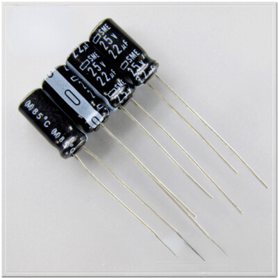 Nippon Chemie SME Series 22uF/25V Electrolytic Capacitor 25V/22uF 5× ...