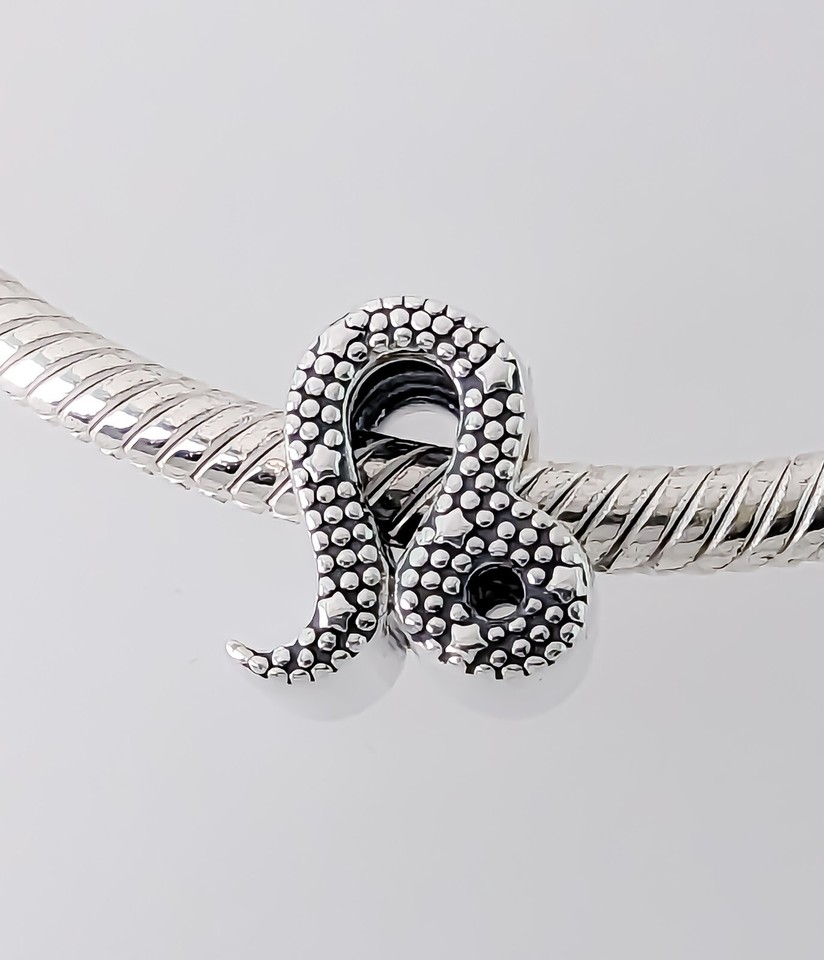 New 100% Authentic PANDORA 925 Silver Sparkling Leo Zodiac Charm ...