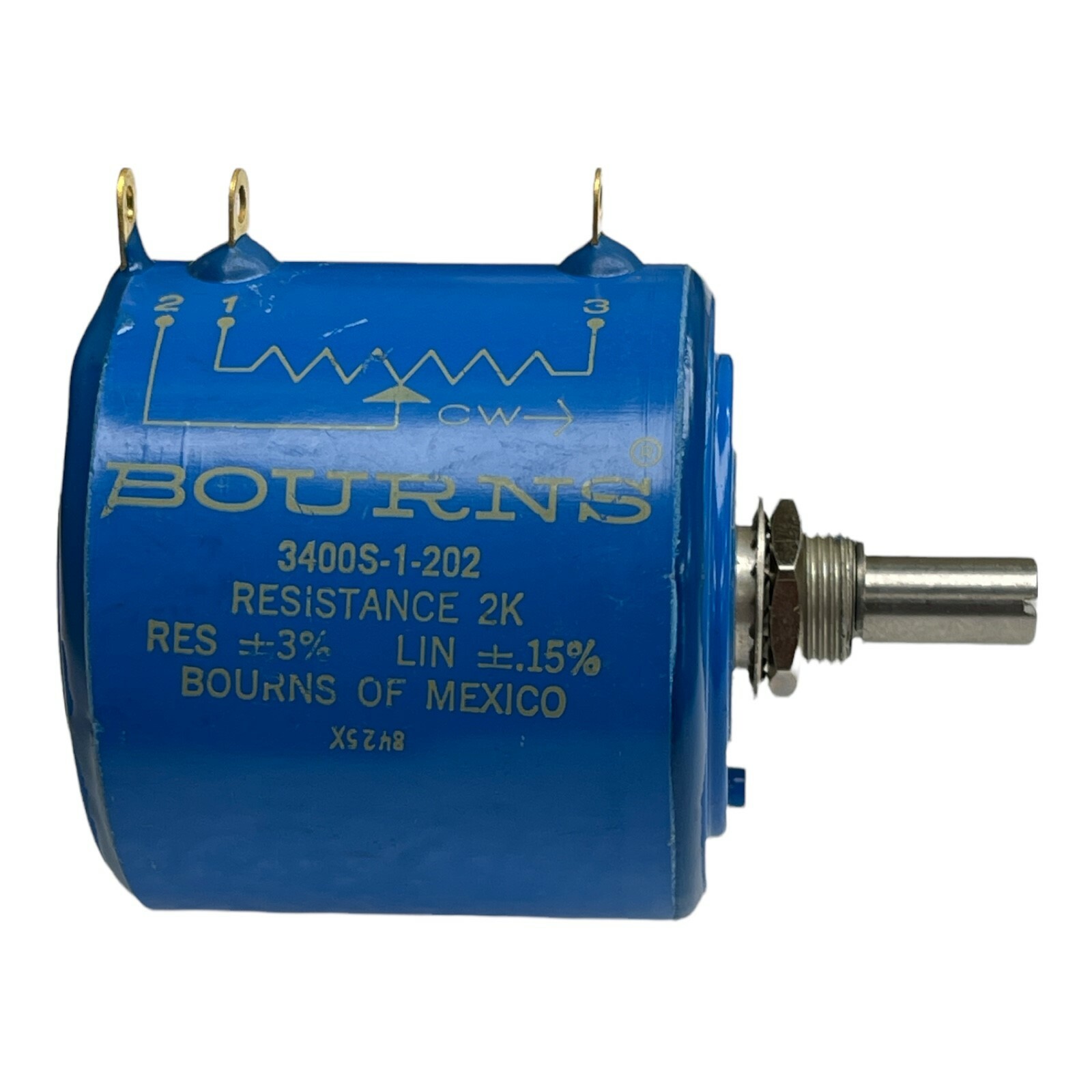 Bourns 3400s-1-202 Precision Potentiometer Resistance 2k for sale ...
