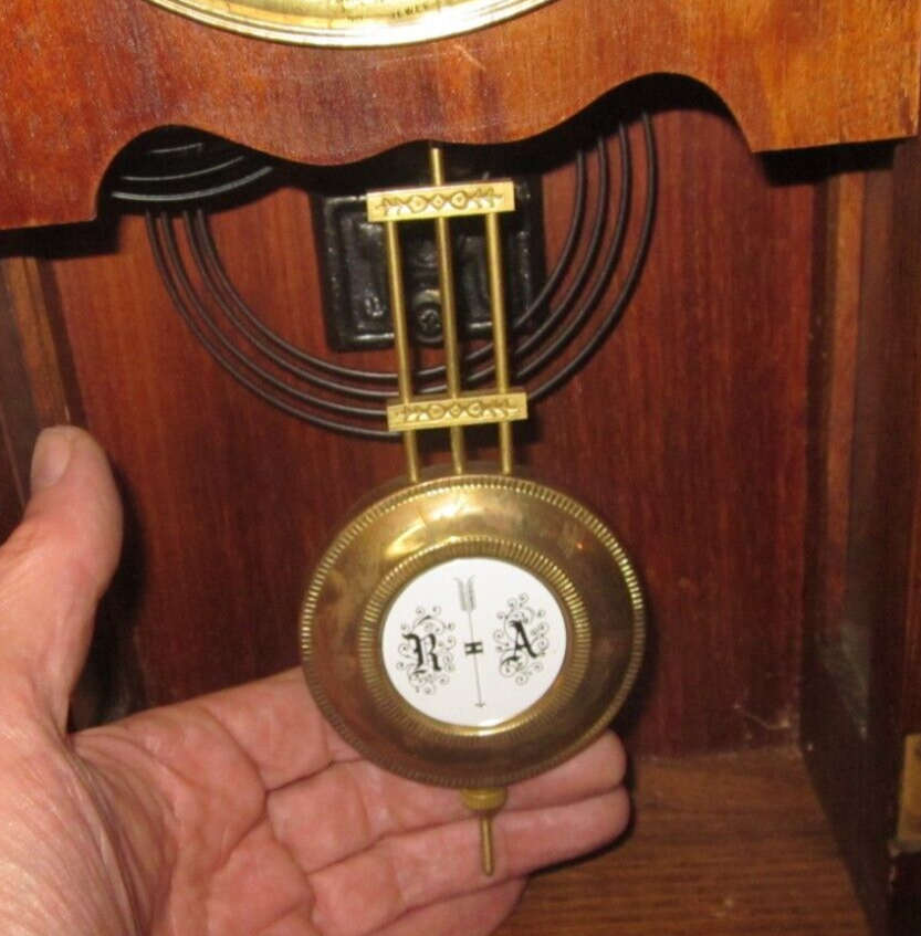 vintage CENTENNIAL PARLOR CLOCK working with key wall clock | eBay