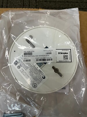 Simplex 4098-9792 Addressable Standard Sensor Base - (SEALED) | eBay