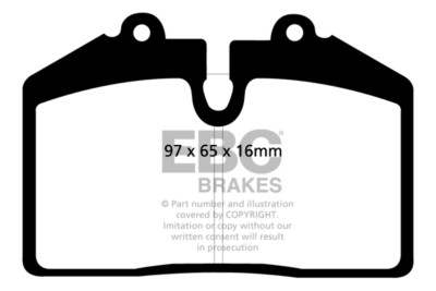 EBC Ultimax Front Brake Pads for Ford Puma 1.7 Racing (99 > 00) | eBay
