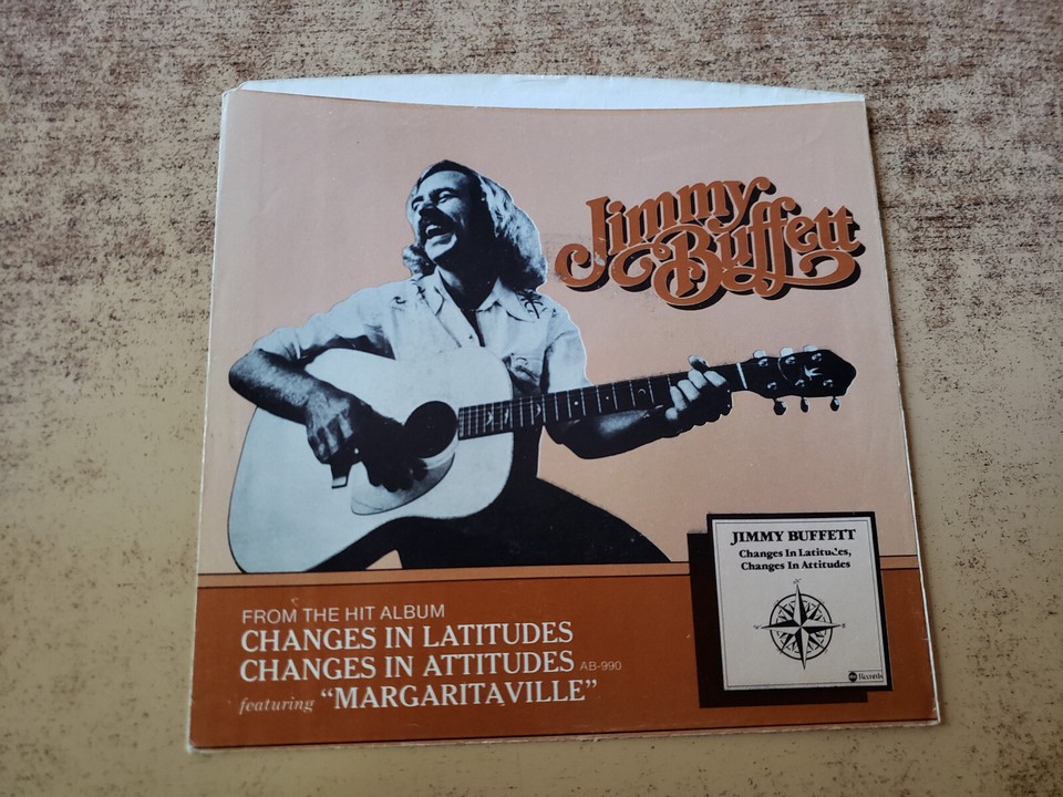 HAND SIGNED 1970s EXCELLENT JIMMY BUFFETT FROM CHANGES IN LATITUDES ...
