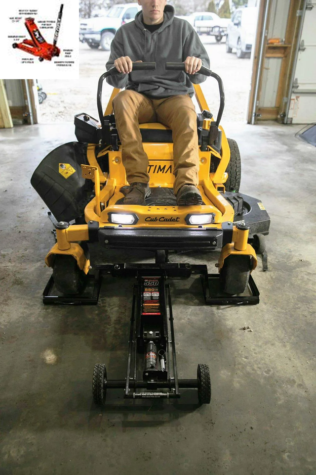 Mojack 26 In. 550 Lb. Hydraulic Mower Deck Lift | eBay