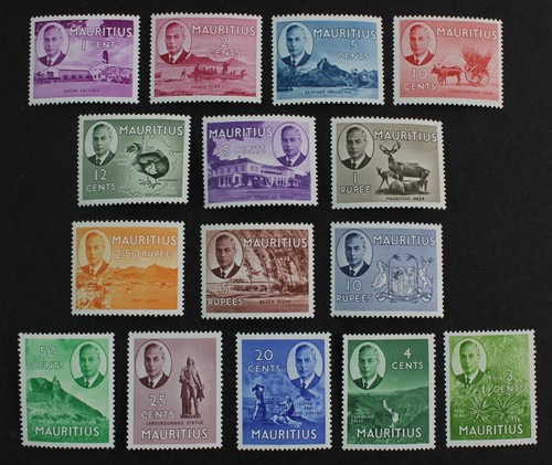 CKStamps: Mauritius Stamps Collection Scot#235-249 Mint H OG | eBay