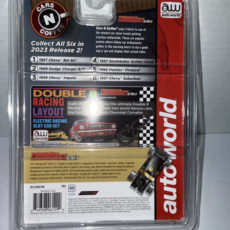 Auto World 1959 Chevrolet Impala Street Rod w/ Blower HO Scale Slot Car ...