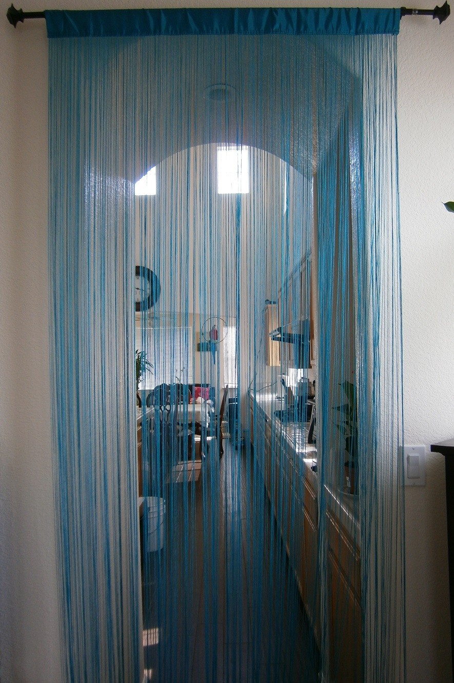 40x110" String Curtain Fringe for window, wall decor, door divider room ...