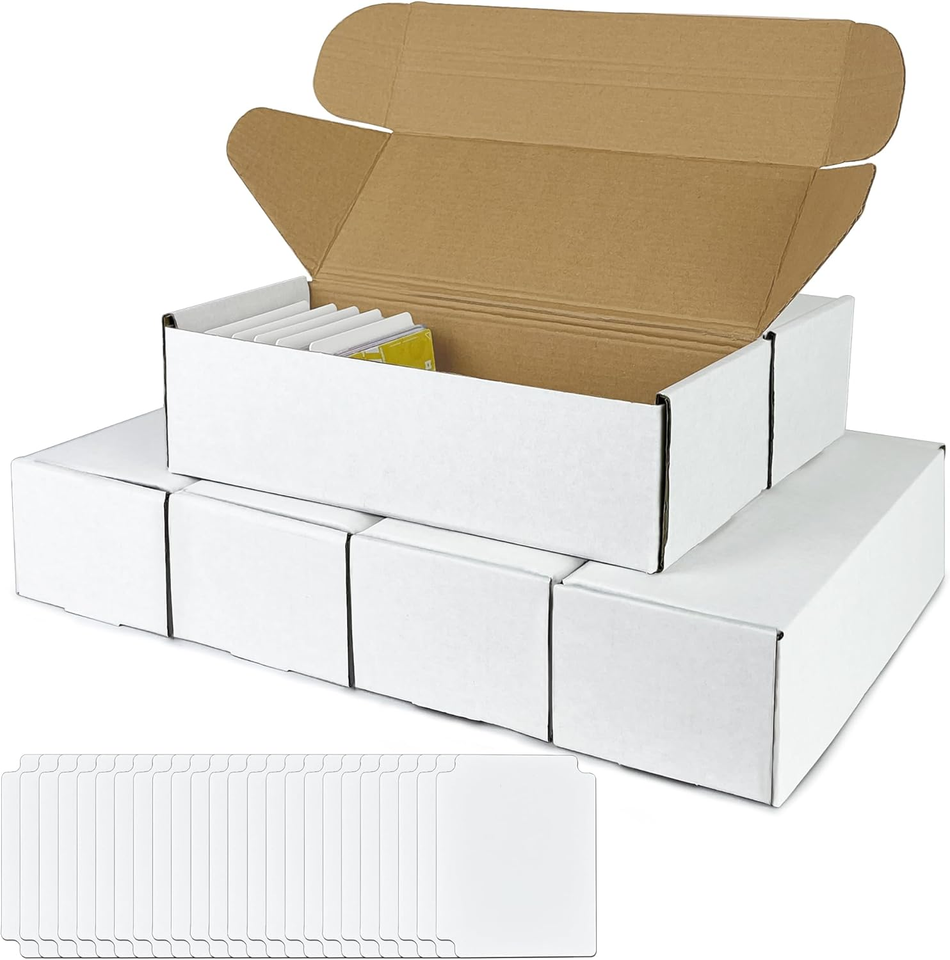 MUMULULU 6 PCS Trading Card Storage Box Cardboard Sports Game Card ...