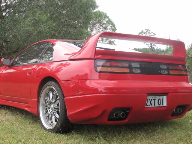 Wings West 1990-1996 Nissan 300Zx Coupe W-Typ Rear Lip Polyurethane for ...