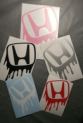 Drip Honda Graffiti Logo Decal Vinyl Sticker For CIVIC ACCORD CRV VTEC ...