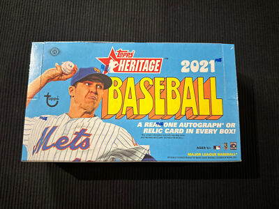2021 TOPPS HERITAGE HOBBY BASEBALL SEALED BOX 1972 TOPPS DESIGN 24 ...