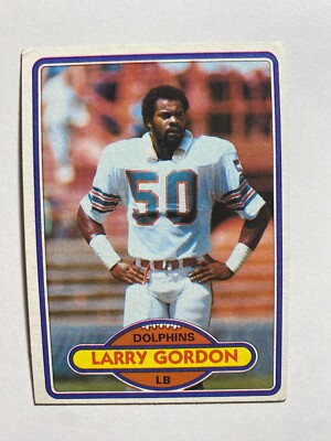1980 TOPPS #242 LARRY GORDON EX-MT NFL FOOTBALL CARD | eBay