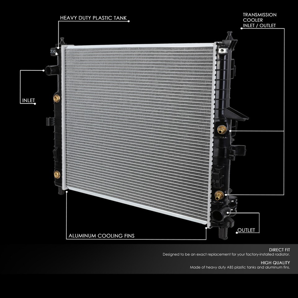 For 1998-2005 Mercedes ML320 ML430 ML500 AT Radiator OE Style Aluminum ...
