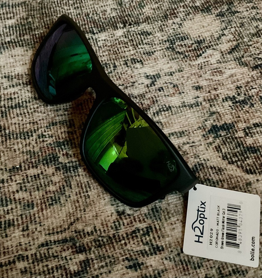 H2Optix CORONADO H2029 Matte Black / Brown Green Flash Mirror Polar ...