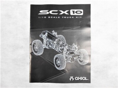 Legacy Axial SCX10 Kit Manual Kustom Retro CF-100 AX90007-I001 | eBay
