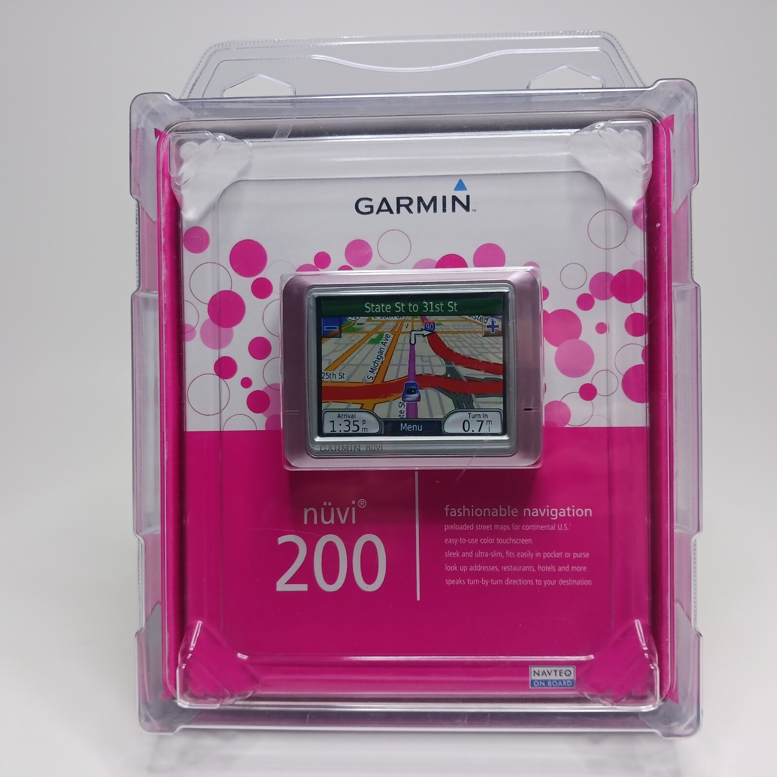 Garmin Nuvi 200 Gps Navigation - Color Touchscreen - (Pink)