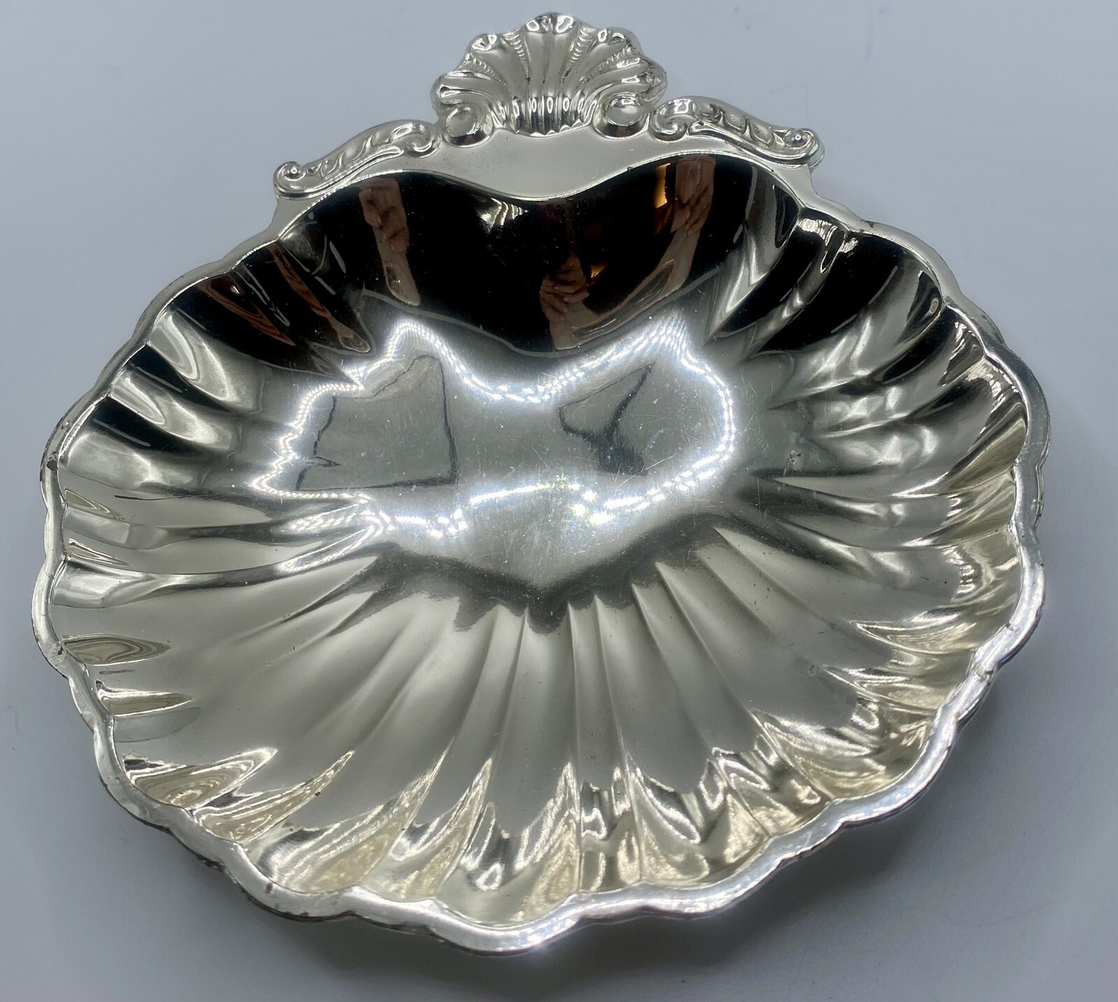 Silver Footed Shell Dish 5 1/2" Made In Japan Raimond Trinket Candy ...