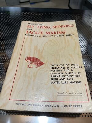 FLY TYING & TACKLE MAKING Manual by George Herter 1966 Fishing Fun | eBay