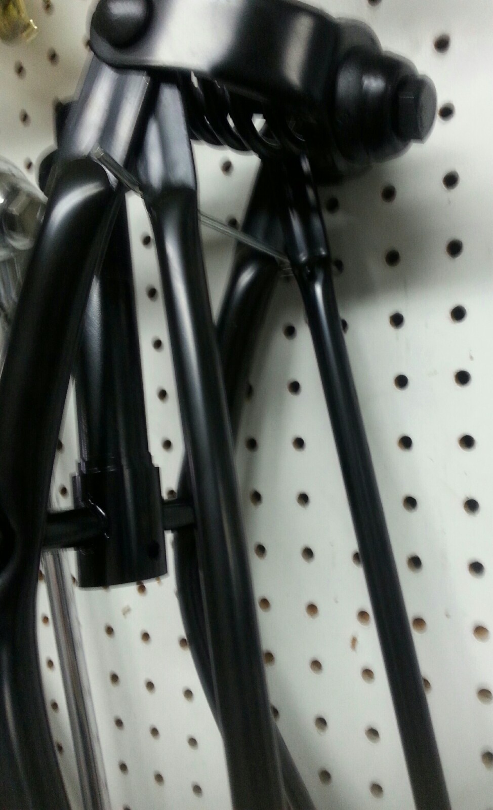 CLASSIC LOWRIDER SPRINGER FORK FRONT END FOR 20" BICYCLES BLACK 1 ...