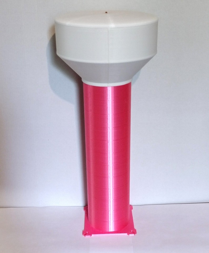 3D Printed HO Scale Modern Composite Type Water Tower Model Kit with ...