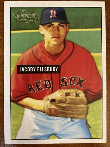 Jacoby Ellsbury 20015 Bowman Heritage Rookie Card #337 Fielding | eBay