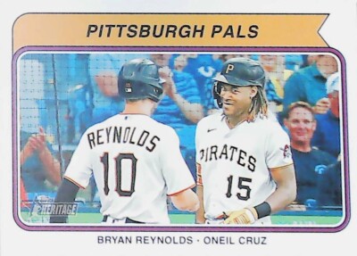 2023 TOPPS HERITAGE HIGH NUMBER CC-6 BRYAN REYNOLDS ONEIL CRUZ ...