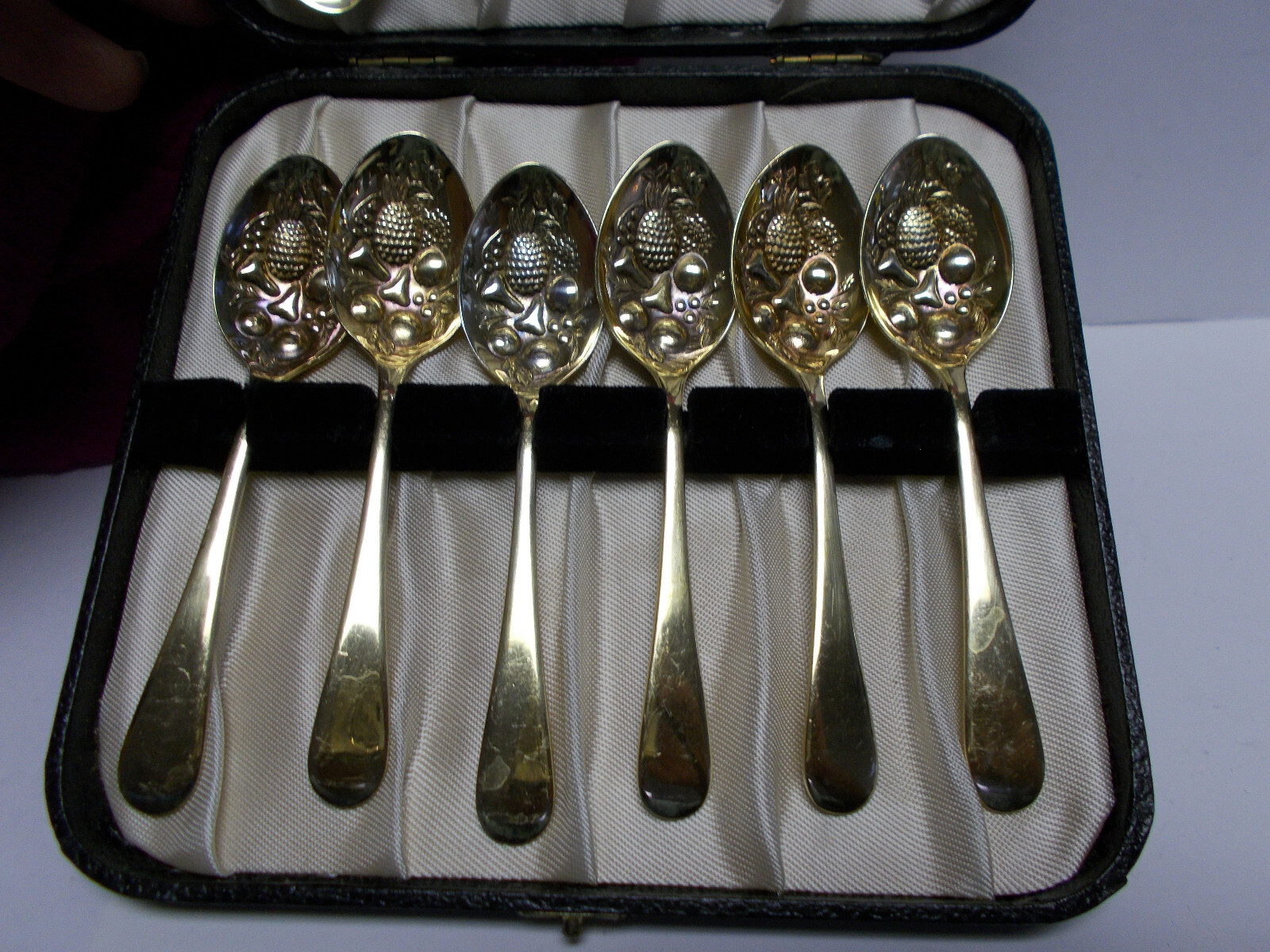 Vintage Viners of Sheffield England Silver Plated 6 Spoon + Server ...
