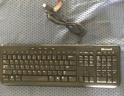Microsoft 600 APB-00006 Wired Keyboard 882224742009| eBay
