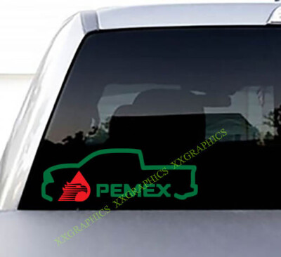 (1) Pemex Mexico Gas Station Truck Vinyl Decal Sticker Fits Dodge Ram ...