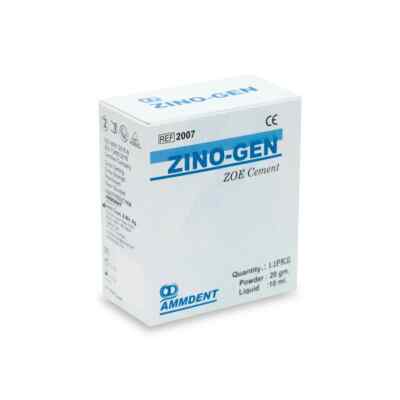 Ammdent Zino Gen Zoe Cement Reinforced Resin Zinc Oxide Eugenol 20gm ...