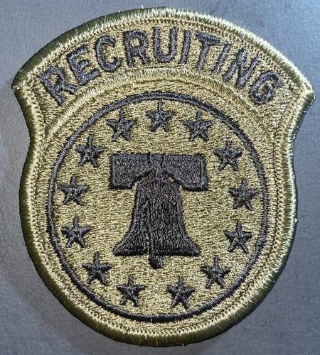 US Army OD Recruiting Command Patch Iron-On/Sew-On Used A986 | eBay