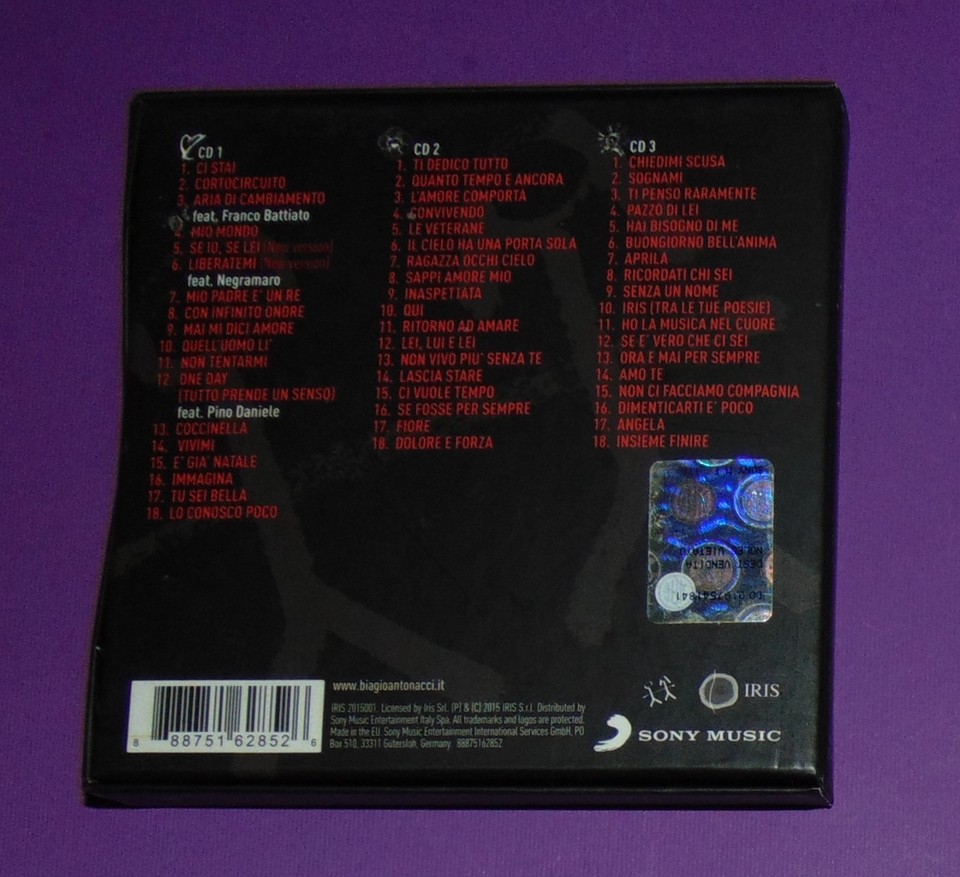 BIAGIO ANTONACCI. BIAGIO. RARO BOX DELUXE 3 CD NUOVO ! | eBay UK
