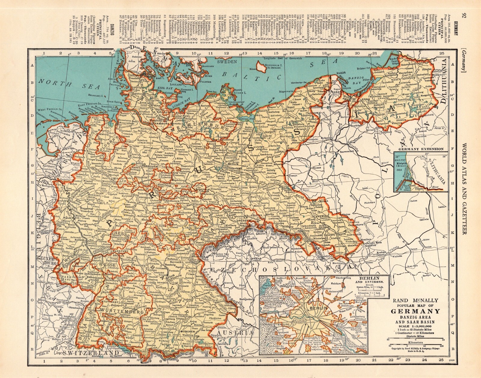 Vintage Looking Maps Of Germany