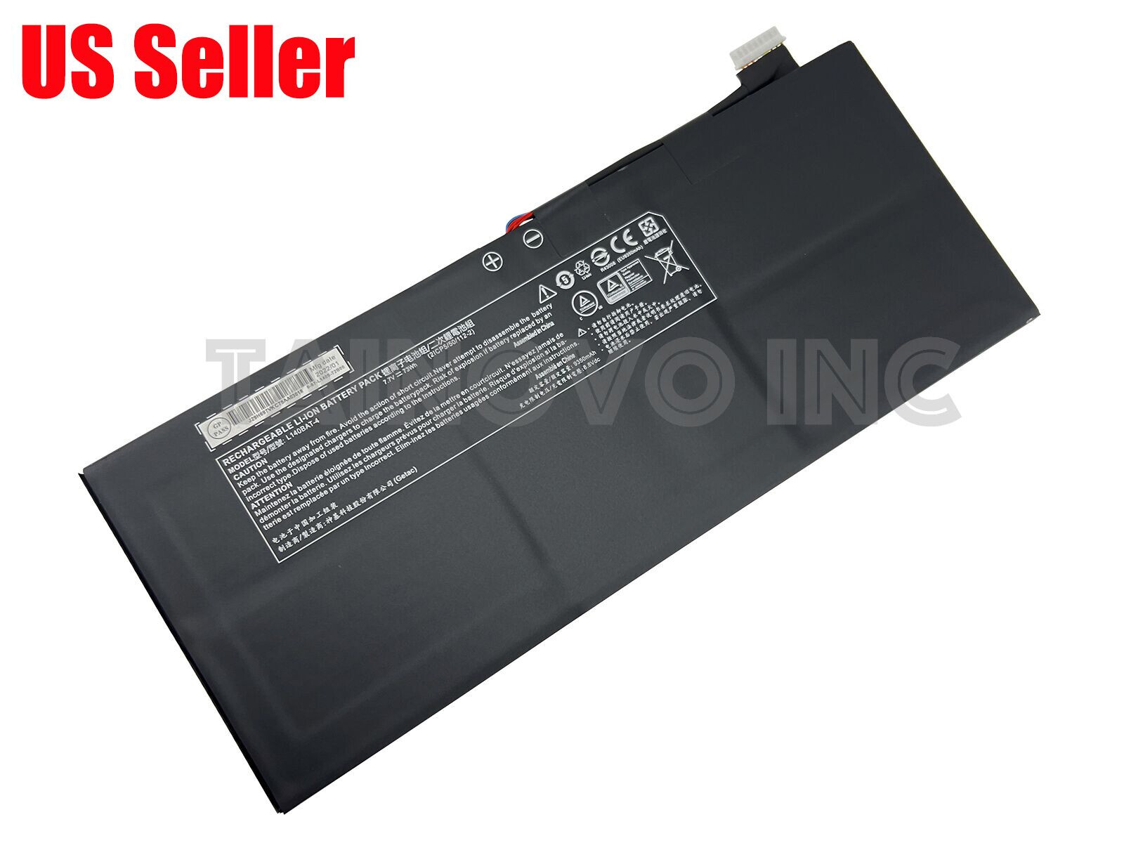 Genuine L140BAT-4 Battery for CLEVO L140CU L141CU L140MU THUNDEROBOT ...