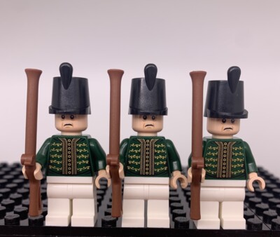 LEGO French Soldier Napoleonic Wars Minifigure Lot of 3 (100% Genuine ...