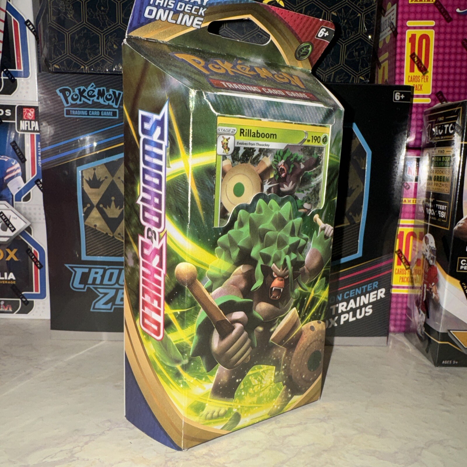 Pokemon Cards - Sword & Shield Theme Deck - RILLABOOM - New Factory ...