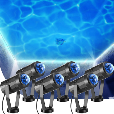 Rippling Water Effect Light Labymos 9W Mini RGBW Water Wave Ripple