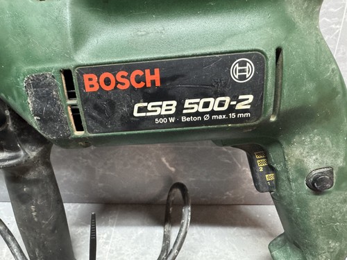 Bosch Drill CSB 500-2 240v 500W Scintilla SA 15mm working | eBay