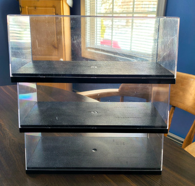 Lot Of 3 Display Cases Plastic 1:24 / 1/25 Scale For Die Cast Or Model ...