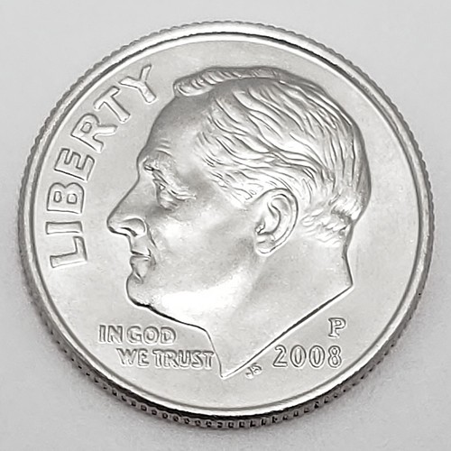 2008 P Roosevelt Dime AVE CIRCULATED **FREE SHIPPING** | eBay