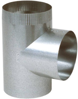 12 Pack HVAC Straight Tee, Galvanized, 30 Gauge, 3 x 3 x 3-In. GV0912 ...