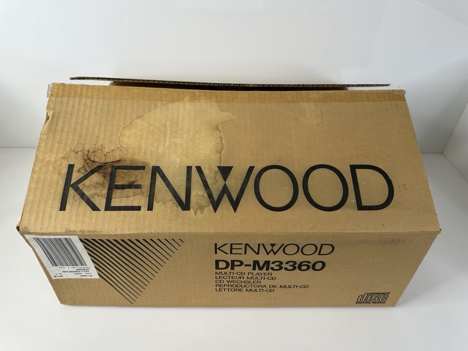 Vintage 1994 Kenwood DP-M3360 Multi-CD Player 6+1 Disc Rack System ...