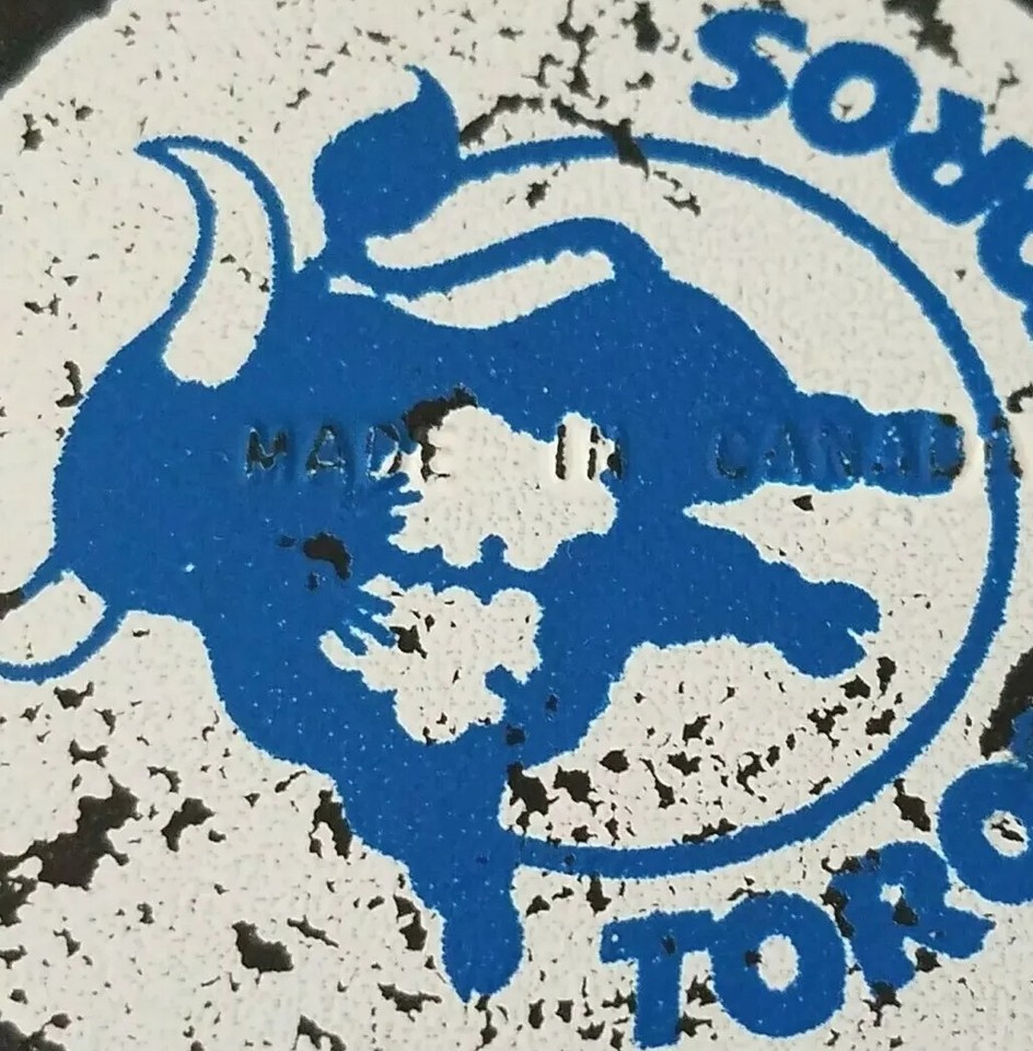 1973-76 TORONTO TOROS WHA VINTAGE GAME PUCK VICEROY MFG STAMPED MADE IN ...