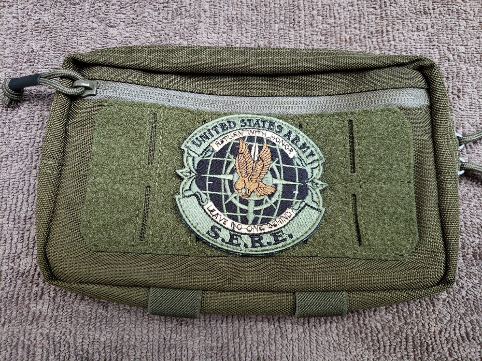 US ARMY SERE SURVIVAL EVASION RESISTANCE ESCAPE PATCH BUG OUT BAG ...